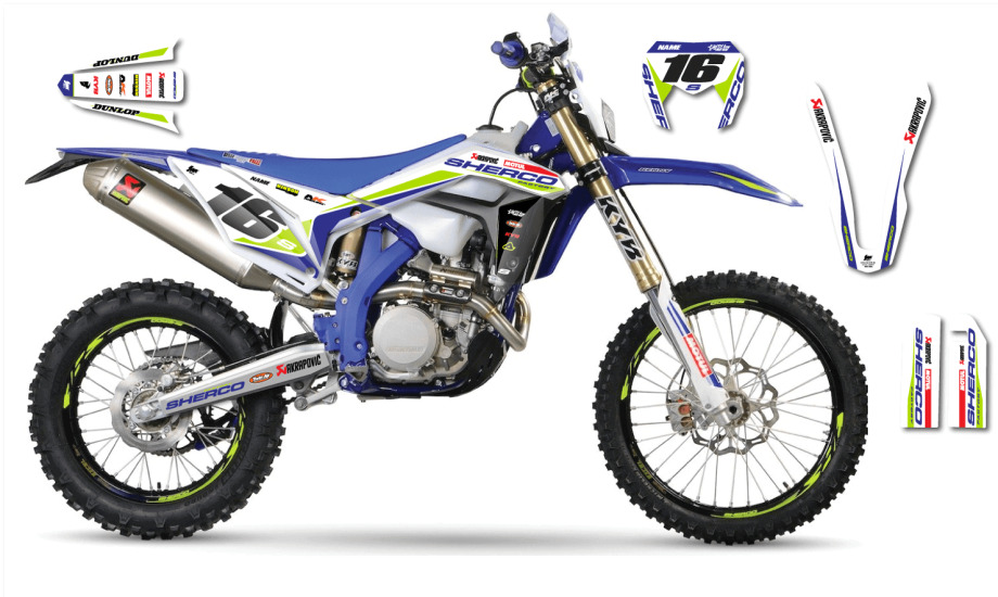Factory21 Graphics Kit for Sherco – factory Rider